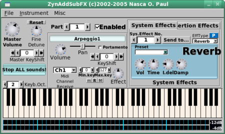 Création musicale: Les instruments virtuels — Documentation Fedora-Fr